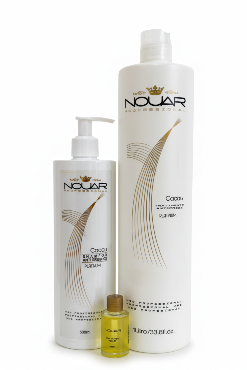 Kit Redutor Nouar Cacau | Progressiva Alisamento Profissional ...